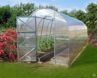 Теплица 3х4 каркас оцинкованный, из поликарбоната AgroLux 3,7 мм с УФ ...