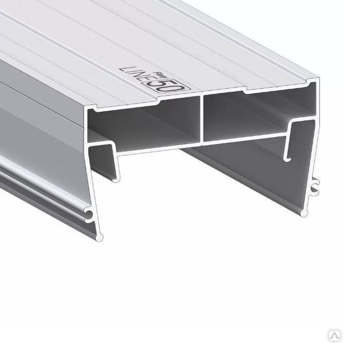 Разделительный профиль Flexy LINE 50 для натяжных потолков без покраски 2000 мм, цена в Нижнем ...