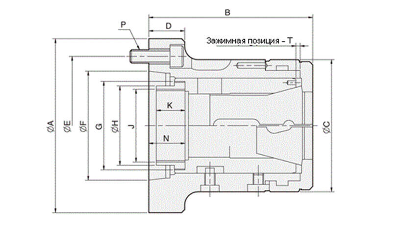 Патрон цанговый гидравлический Autostrong CRA CR42A6 купить в Москве ...